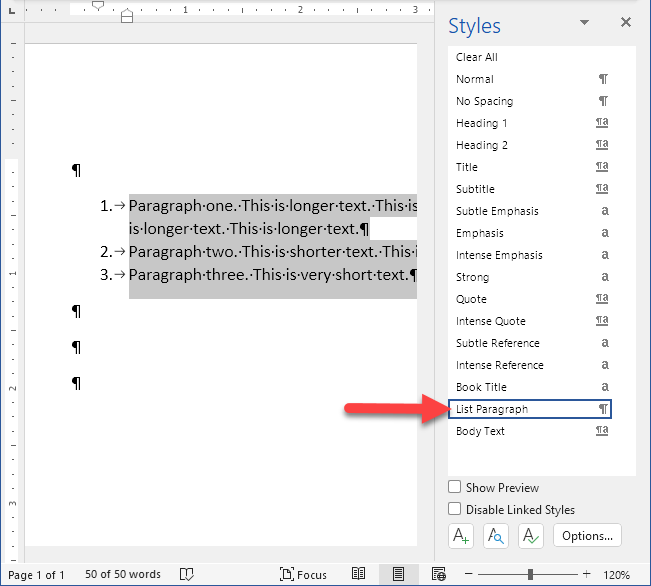 Numbered Lists Without Indentation Microsoft Word 