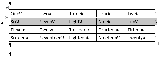  Hide Rows In Word Table Arnsa
