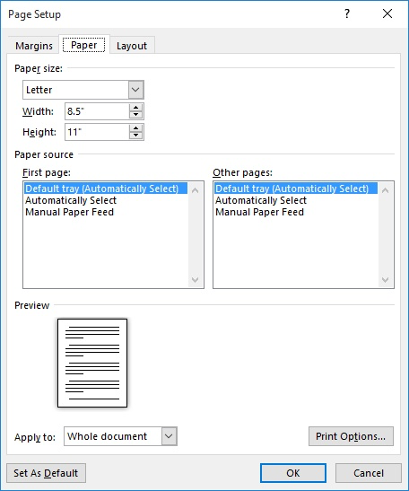 How To Change Document Size In Word Pvsno