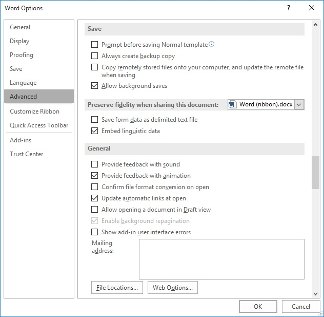 Printing Return Address Labels Microsoft Word 
