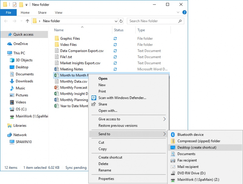 Spread Luncheon Interview Create Desktop Shortcuts Specification 