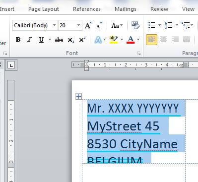 Fitting Text Into Cells (Microsoft Word)